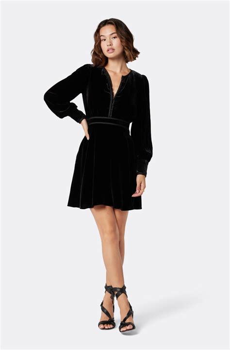 Renata Velvet Mini Dress At Joie