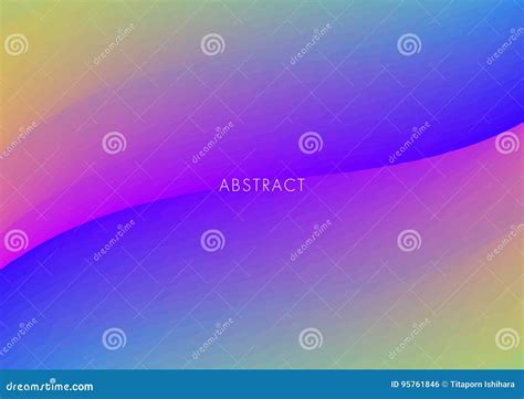 Colorful Curve Abstract Background Vector Stock Vector Illustration