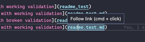 Follow Link Hover Is Not Linkified On Markdown Links · Issue 158996