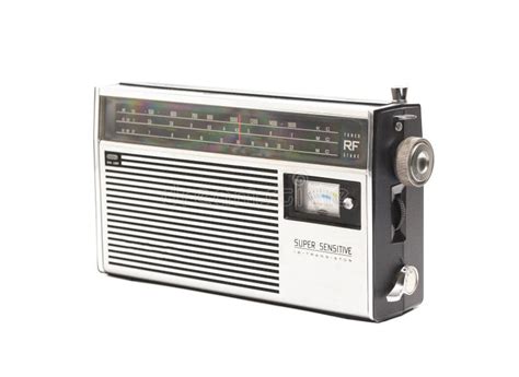 Old Transistor Radio Isolated On White Stock Image Image Of Shortwave Transistor 279913649