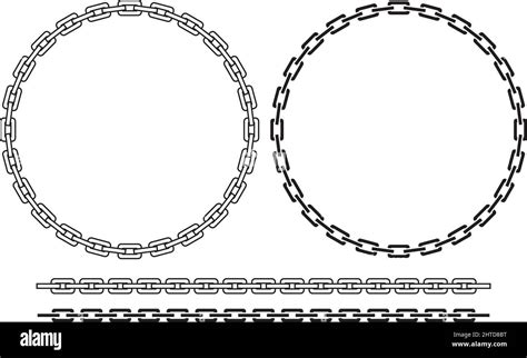 Chain Link Circle Vector