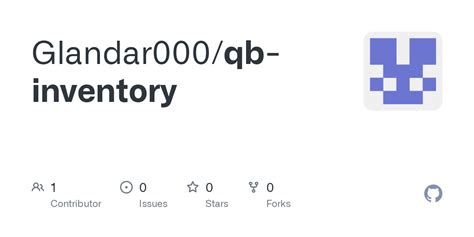 Github Glandar Qb Inventory