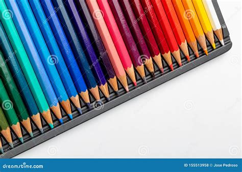 Colored Pencils Texture Foreground Colors Of Spring And Summer Start