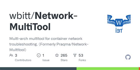 GitHub Wbitt Network MultiTool Multi Arch Multitool For Container