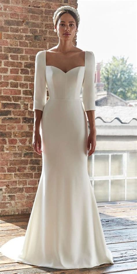 Modest Wedding Dresses With Sleeves Wedding Dresses Guide Modest