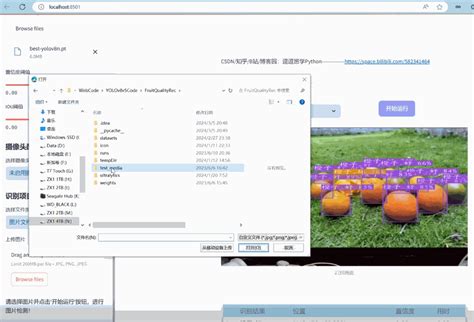 基于深度学习的水果品质检测系统（网页版yolov8v7v6v5代码训练数据集） 逗逗班学python 博客园
