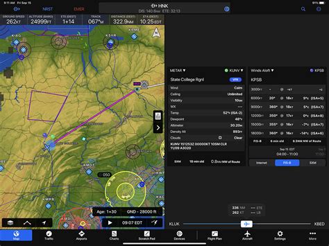 Weather Planning With Garmin Pilot Widgets And Flight Profile IPad Pilot News