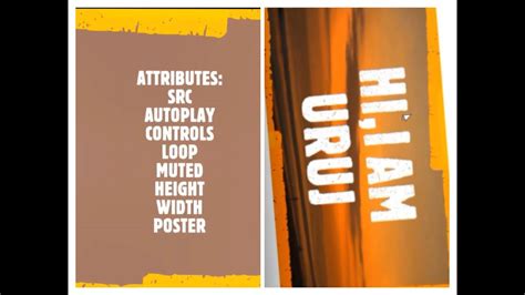 how to add video to our web page using html easily all attributes