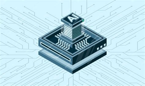 Premium Vector Artificial Intelligence Micro Chip Illustration Quantum Computing Artificial
