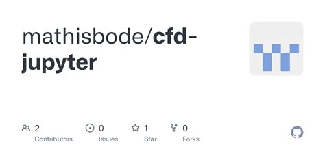 Github Mathisbode Cfd Jupyter