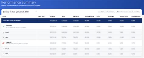 Performance Summary Report