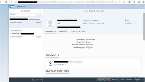 Solved Fiori Approve Leave Requests Version 3fiori 20 Sap