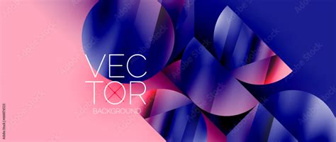 Captivating Abstract Backdrop Composed Of Interlocking Triangles And Circles Forming An