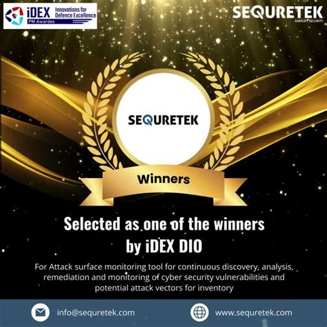Sequretek Wins Defence Challenge By Idex Dio Sequretek Posted On The