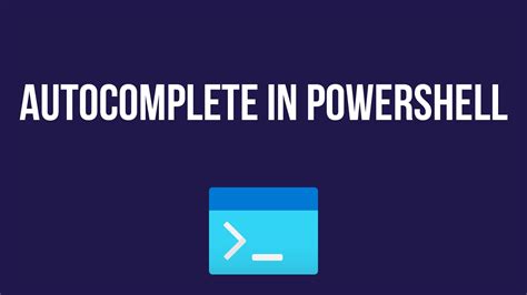 Enabling Autocomplete In Powershell Rpowershell