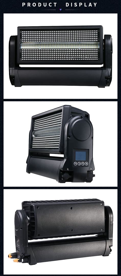 Waterproof 8 Segment Strobe Moving Head Light