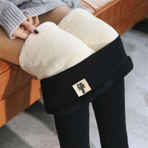 Premium Thermal Leggings Women Fleece Lined Winter Warm Leggings For