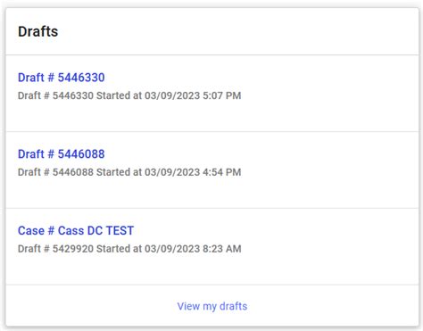 How Do I Delete A Draft I Started Odyssey File And Serve Cloud