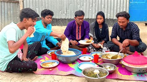 মুরগির মাংস আর রুটিপিঠা। মনিরদের বাড়িতে সবার পিঠা খাওয়ার দাওয়াতে এসে সবাই খুশি Youtube