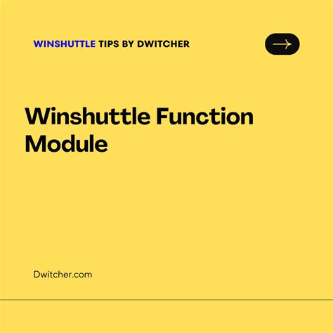 Function Modules Winshuttle Dwitcher Technology
