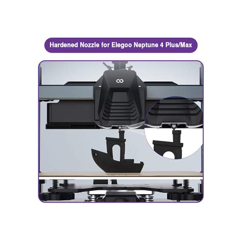 Hardened Steel Nozzle For Elegoo Neptune 4 Plus Max 02mm To 10mm