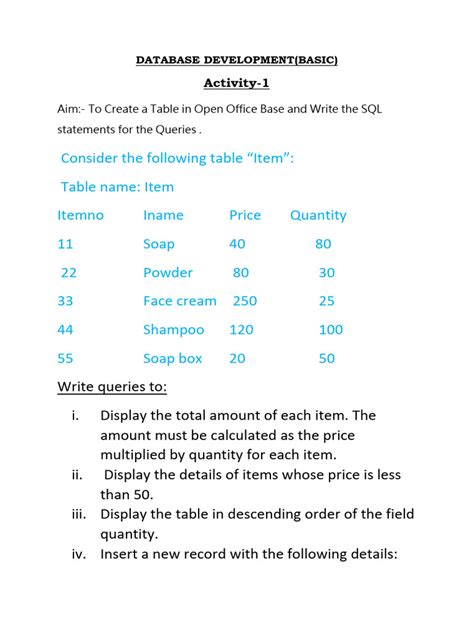 Record Work Dbms 2024 Pdf Sql Databases