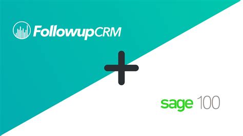 Sage 100 Integration Followupcrm