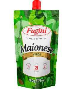 Maionese Verde Fugini Sachê Bico 180g