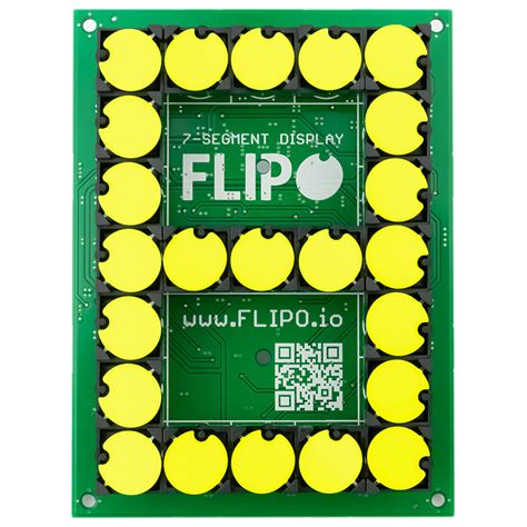 7 Segment Flip Disc Display Flipo
