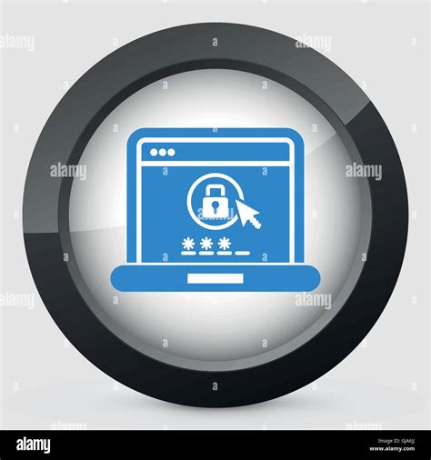 Computer Password Stock Vector Images Alamy