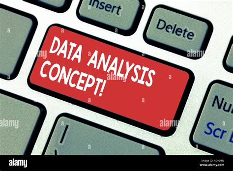 Word Writing Text Data Analysis Concept Business Concept For Evaluating Data Using Analytical