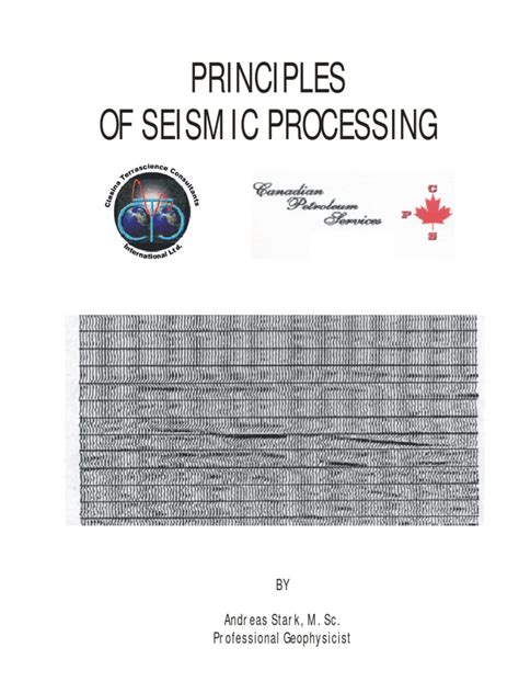 Processing Of Seismic Data Pdf Reflection Seismology Waves