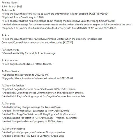 Azure Powershell Module Az 950 Released Icewolf Blog