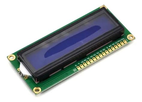 Pantalla Lcd 1602 Azul 16x2 Caracteres Arduino Pic Mercadolibre