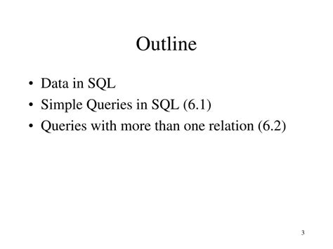 Ppt Introduction To Database Systems Cse 444 Lecture 02 Sql