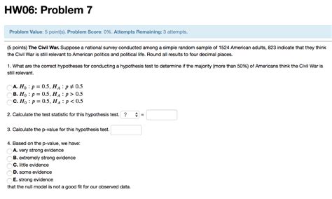 solved hw06 problem 7 problem value 5 point s problem