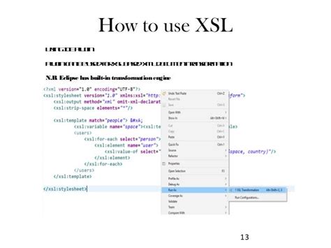 Extensible Stylesheet Language Transformation Or Xslt