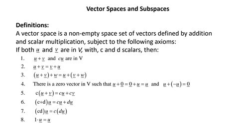 SOLUTION: vectors linear spaces transformations 2024 - Studypool