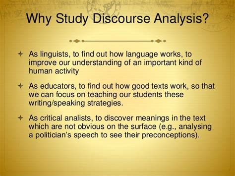 Discourse Analysis Ppt