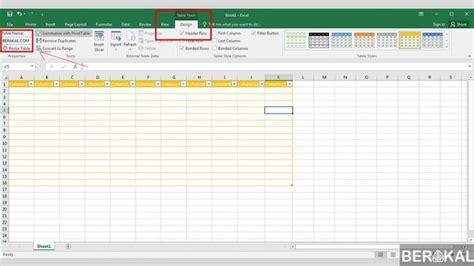 2 Cara Cepat Membuat Tabel Di Excel Bagi Pemula
