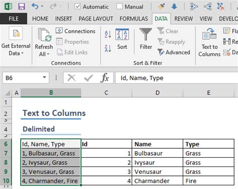 How To Use Text To Columns In Excel