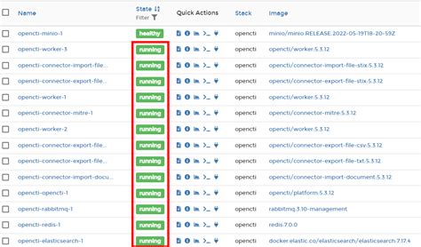 Upgrade But Docker S State Keep Running Not Healthy Issue Opencti