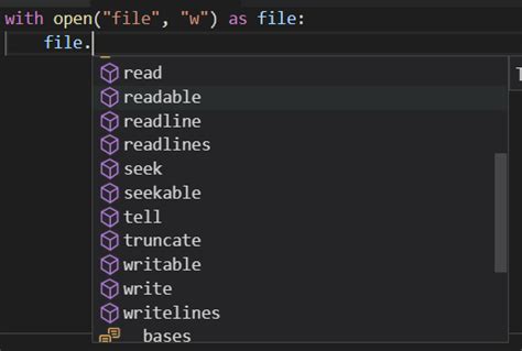 Filewrite Is Not In The Completion List · Issue 563 · Microsoftpython Language Server · Github