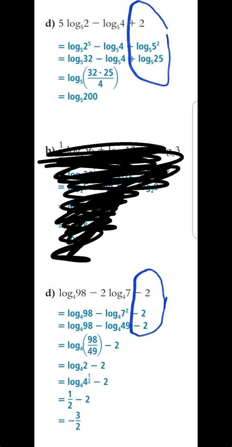 [precalculus12 The Laws Of Logarithms] Why Is It That The Top Solution
