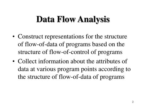 Ppt Introduction To Data Flow Analysis Powerpoint Presentation Free