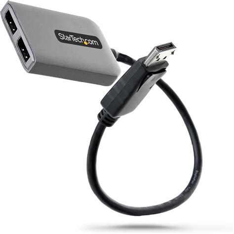 Amazon Com StarTech Com Port DisplayPort Splitter DP To X DP Multi Monitor Adapter