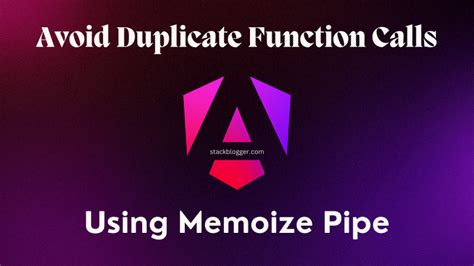 💡 Improve Angular Performance Using Memoize Pipe 💡 Nihad Kerić