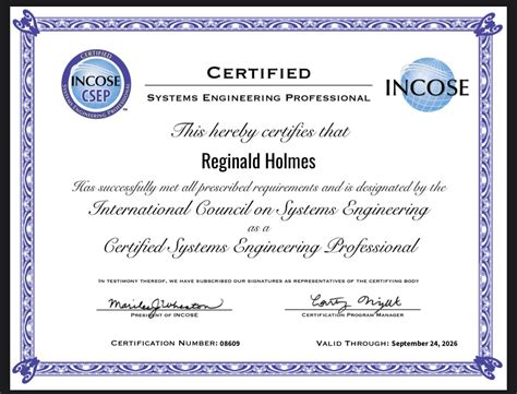 Ai4se Incose Csep Systemsengineering Continuouslearning Reginald Holmes Meng Csep Pmp
