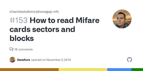 How To Read Mifare Cards Sectors And Blocks · Issue 153 · Chariotsolutionsphonegap Nfc · Github
