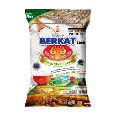 Promo Surabaya Berkat Tani Beras Premium Kemasan Karung 5 Kg Sembada